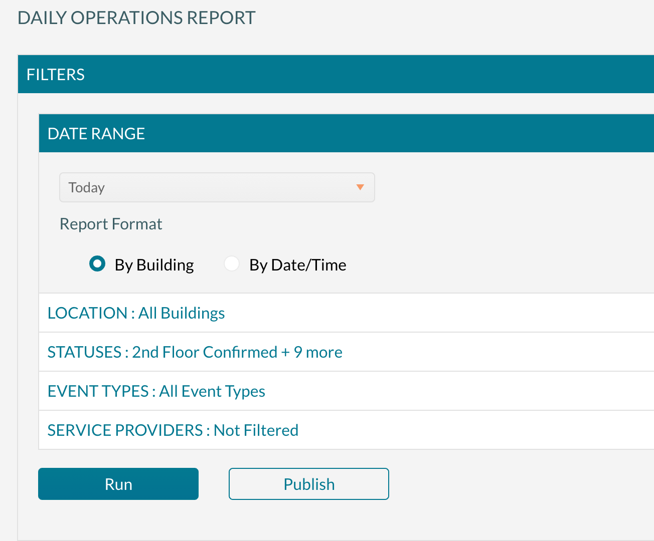 Daily Operations Report