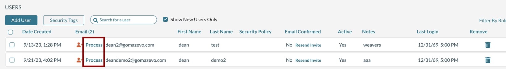How to Process New User Accounts
