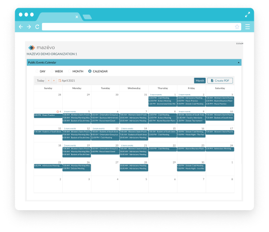 Product Features | Mazévo | Room & Facility Scheduling
