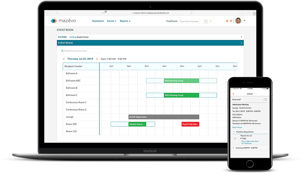 Event Management Software & Facility Scheduler by Mazevo